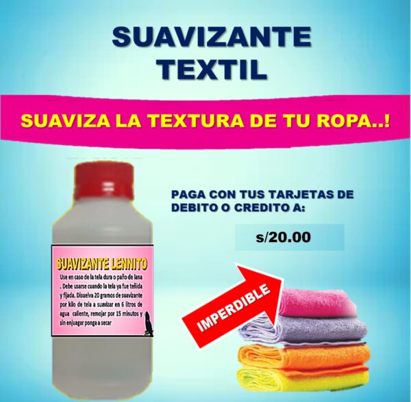 suavizante para ropa – Comercial Lennito