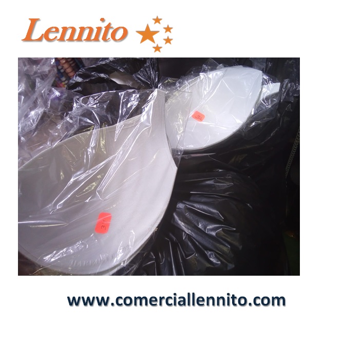 Copas de Brasier Blanco completo sin push-up – Comercial Lennito